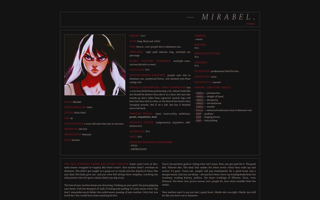 all the pain - mirabel